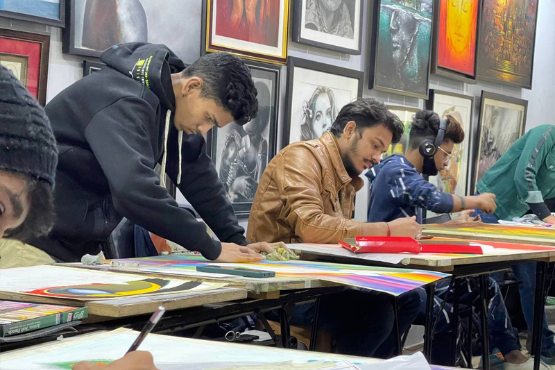 Applied Art Course, Painting Classes, Fine Arts Courses